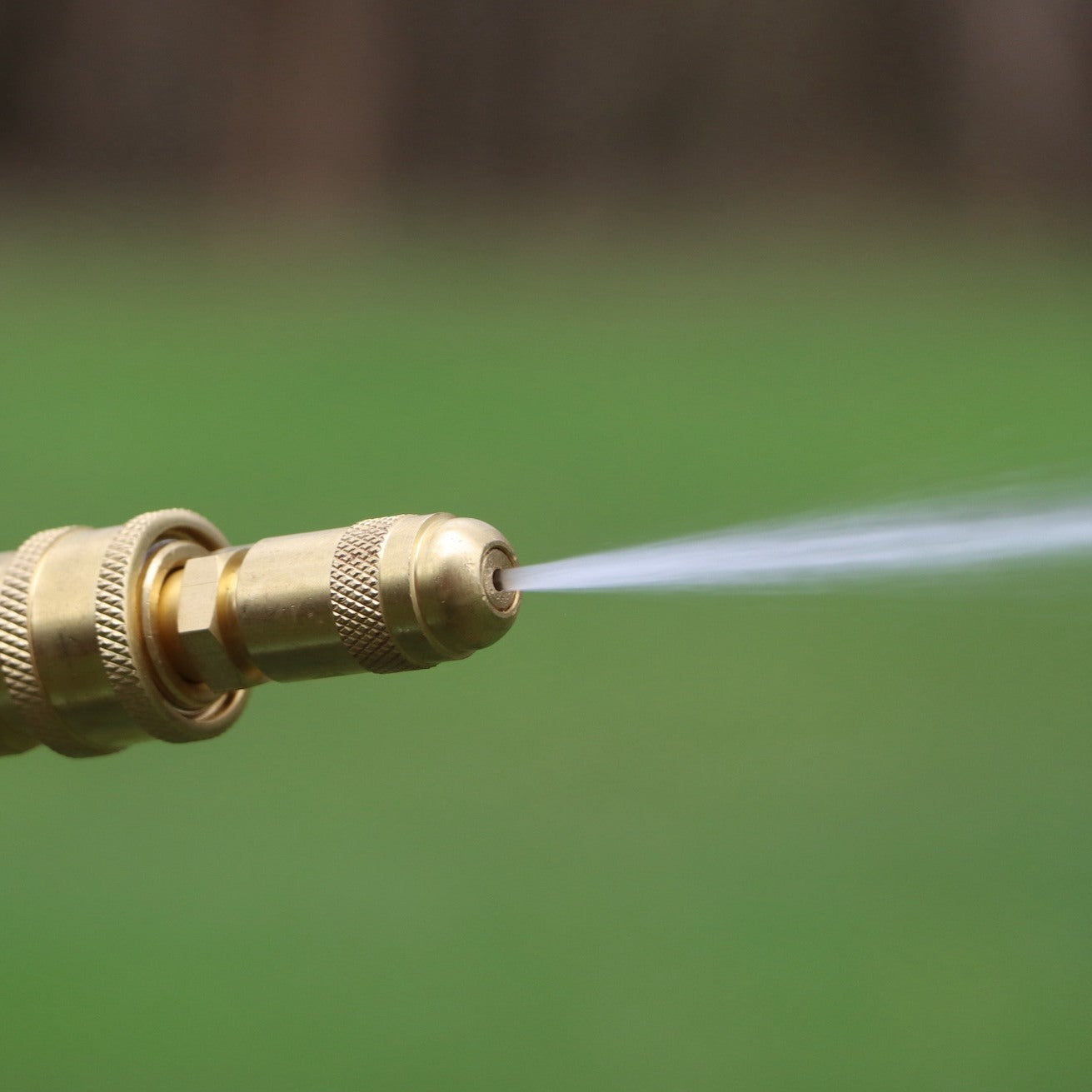 Quick-Connect Brass Adjustable Cone Nozzle | FlowZone®