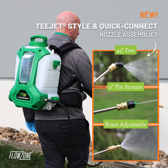 Typhoon 3™ Battery-Powered Backpack Sprayer | FlowZone®