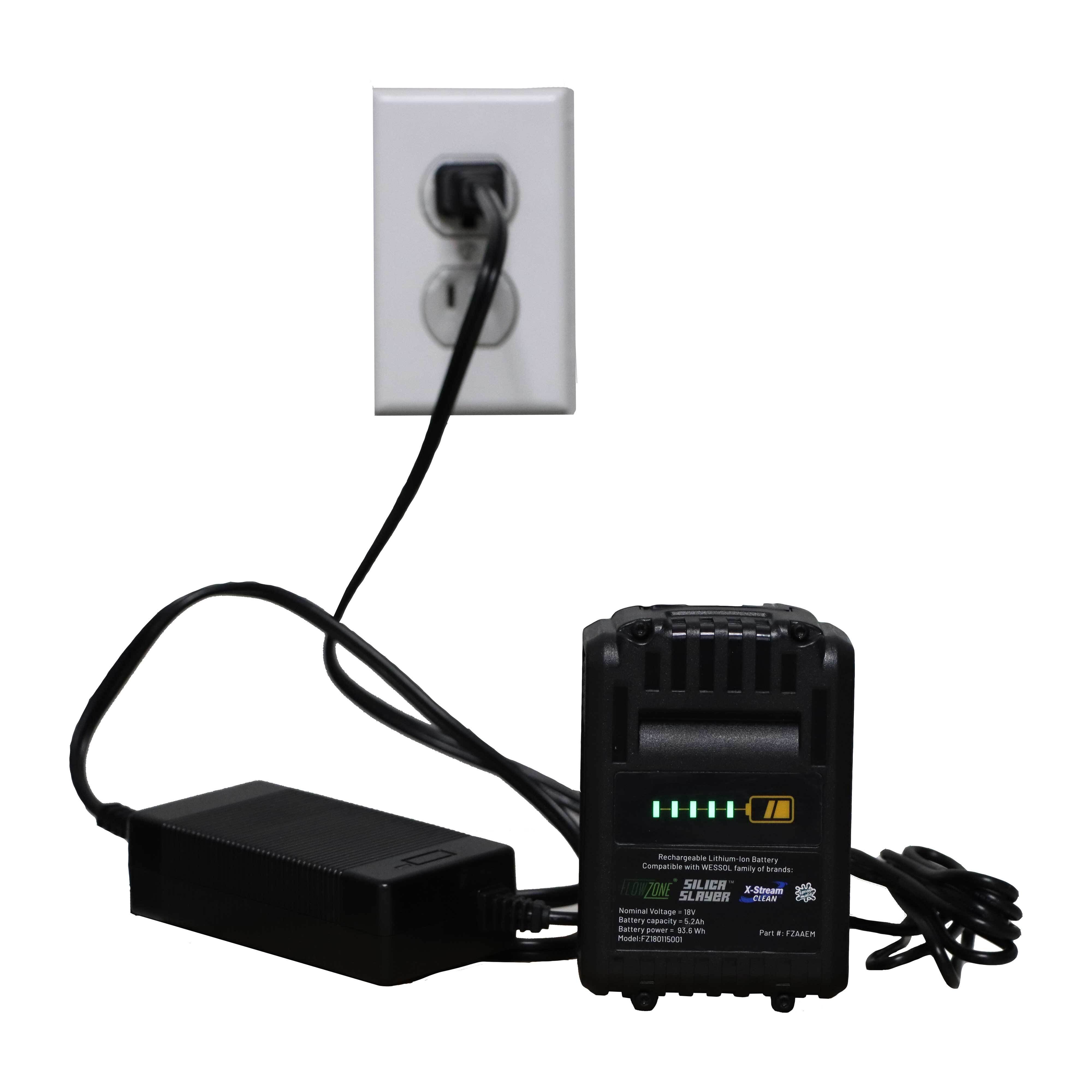 21V/2.5A Battery Quick-Charger | FlowZone®