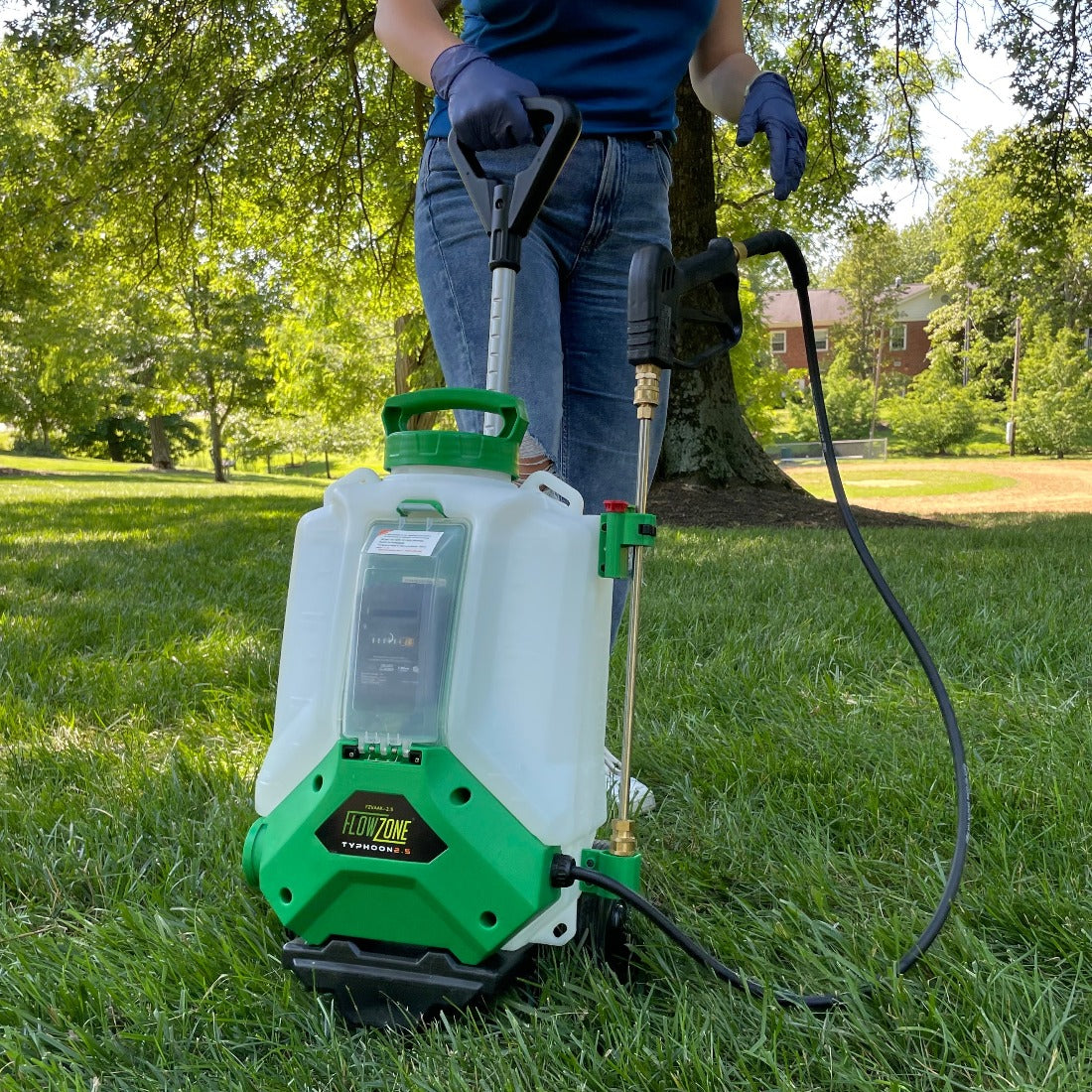 Trolley & 20-Ft. Extension Hose Bundle – FlowZone